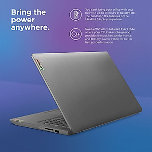 Lenovo 2022 Newest IdeaPad 3 14" FHD Slim Laptop, Intel Core i7-1165G7, 8GB RAM, 512GB SSD, Intel Iris X Graphics, Wi-Fi 6,Bluetooth 5,Fingerprint Reader, Windows 11 Home, Arctic Grey