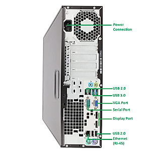 HP 705 G1 Computer Desktop PC AMD A4-Pro 7300B Processor, | 8GB Ram, 1 TB Hard Drive | WiFi & Bluetooth, Wireless Keyboard Mouse, New HP 27 Inch LED Monitor, Windows 10 (Renewed)