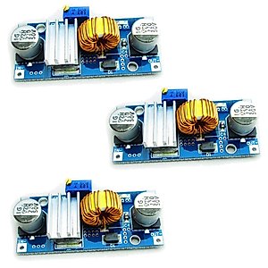 HiLetgo 3pcs XL4015 4~38V to 1.25-36V 5A DC-DC Buck Converter Step Down Module 5A DC-DC Adjustable Step-Down Module XL4015 4~38v 96%
