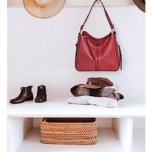 Montana West Tote Bag for Women Hobo Purses Leather Handbags Satchel Bags Red MWC-1001S-3RD