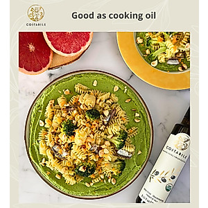 Extra Virgin Olive Oil Cold Pressed Organic. High polyphenol olive oil from Puglia Italy. Fresh harvest from a single estate - COSTABILE Classic Blend 8.45 Fl. Oz.