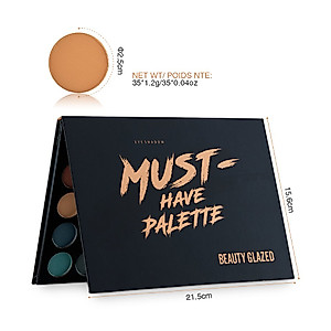 Make Up Eyeshadow Palette 35 Colors Blendable Chunky Pigmented Matte and Shimmer Pop Colors Eye Shadow Powder Waterproof Eye Shadow Palette Cosmetics Christmas Gifts