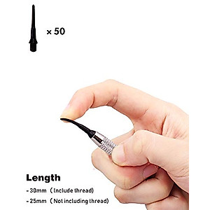 Turnart Darts Plastic Tip - Professional Soft Tip Darts Set for Electronic Dartboard 9 Pcs 18 Grams with 50 Extra Tips 9 Shafts 27 Flights Tool Kit Flight Protectors and Gift Darts Case (Color)