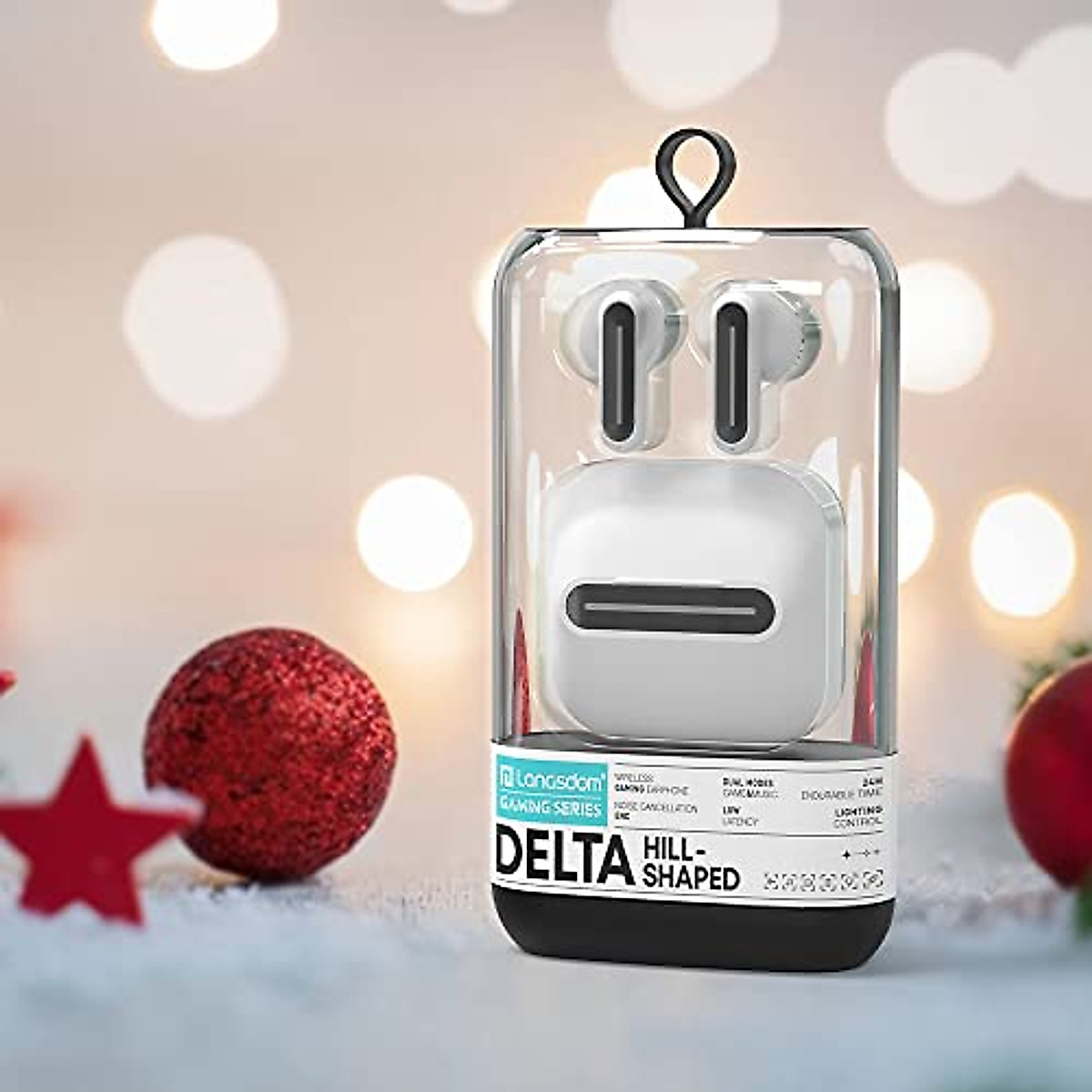 Langsdom Wireless Earbuds, Delta ENC Talking Noise Reduction Headphones ...