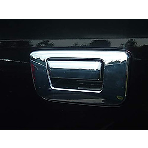 TFP 622KEVT Tailgate Handle Cover- Chrome - Compatible with Chevrolet/GMC Silverado/Sierra 2007-2013 w/o Keyhole