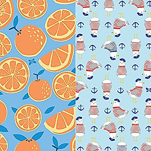 The Honest Company Clean Conscious Diapers | Plant-Based, Sustainable | Orange You Cute + Feeling Nauti | Super Club Box, Size 3 (16-28 lbs), 136 Count