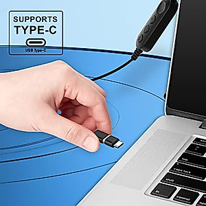 Clip-on Ring Light for Laptop/Computer, 10 Brightness Levels, 3 Light Modes - Perfect for Video Conferencing and Live Streaming, Compatible with Laptop, Tablet and Desktop Computers