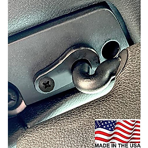 TACCOM Sun Visor clips (2) compatible for Jeep 2018 and newer JK, JL, JT Gladiator and Wrangler- PATENT PENDING