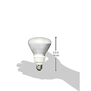 TCP 6R3014 CFL R30 - 65 Watt Equivalent (only 14W used) Soft White (2700k) Covered Flood Light Bulb