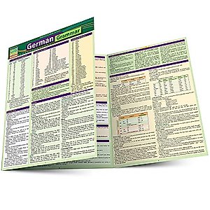 German Grammar: Quickstudy Laminated Reference Guide (Quick Study Academic)