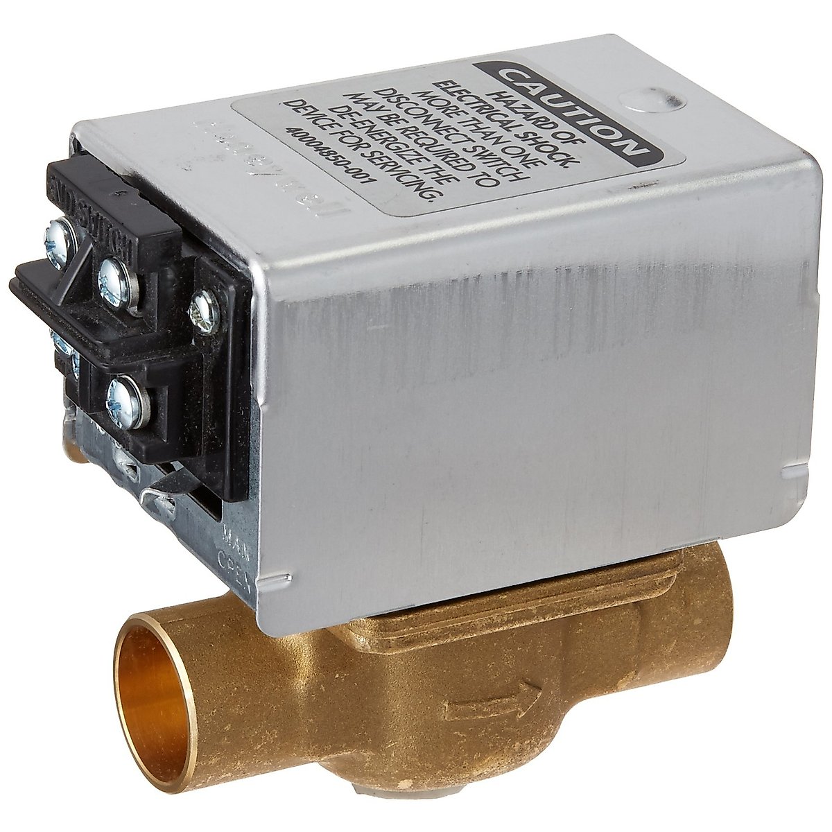Honeywell V8043F1036 3/4" Sweat Zone Valve with Screw Terminals and End Switch