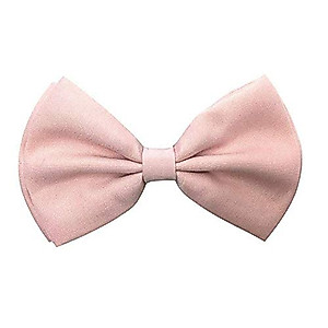 Awesome Light Pink Wedding Accessories Adjustable Bow Tie & Suspenders