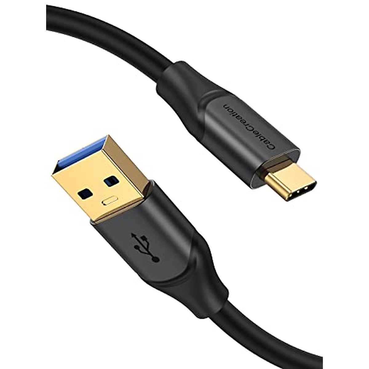 CableCreation USB C to USB A Cable 5FT, USB C to USB 3.1 USB 3.2 Gen2 10Gbps USB A to C Data Cable, Android Auto Cable 3A for USB C External SSD MacBook Pro iPad,Galaxy S23, etc,1.5m Gray