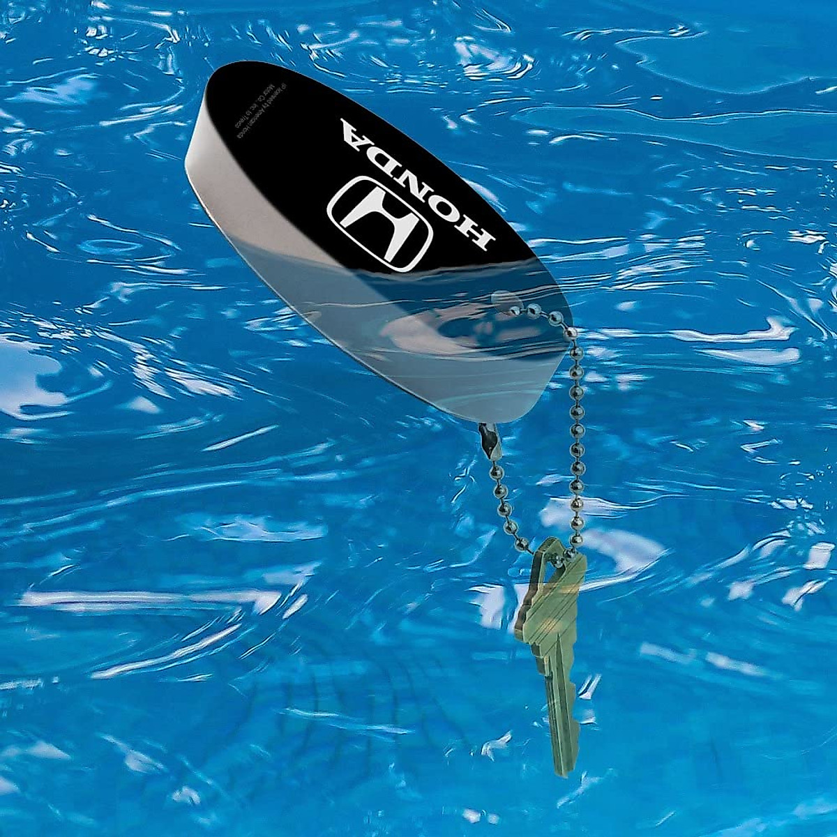 GRAPHICS & MORE Honda Logo Floating Keychain Oval Foam Fishing Boat Buoy Key Float