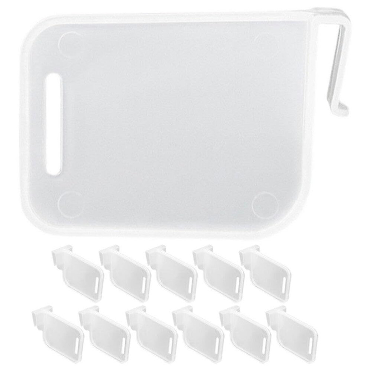 PRETYZOOM 12pcs Refrigerator Side Door Partition Daily Use Refrigerator Divider Drawer Food Partition Plate Household Refrigerator Divider Freezer Separator Freezer Supply Fridge Separator