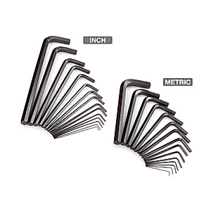 TEKTON Hex Key Wrench Set, 30-Piece (.028-3/8 in., .7-10 mm) | 25253