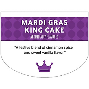 Community Coffee Mardi Gras King Cake Flavored 12 Ounces, Medium Roast Ground Coffee, 12 Ounce Bag (Pack of 1)