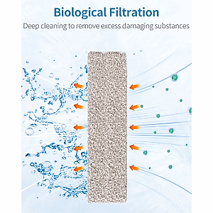 Pawfly 6 Count Ammonia Reducer Filter Pads Fish Tank Filter Pads for QuietFlow LED PRO Model 10
