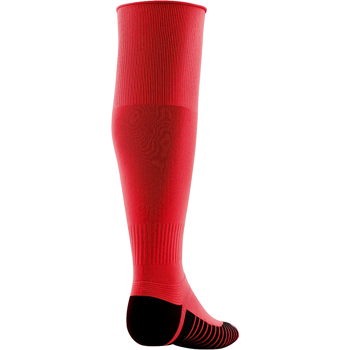 Under Armour Adult Soccer Over-The-Calf Socks, 1-Pair, Red/Black/White, Medium