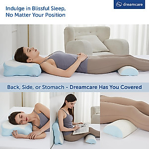 DREAMCARE 3-in-1 Cervical Neck Pillow with Leg Rest & Lumbar Support