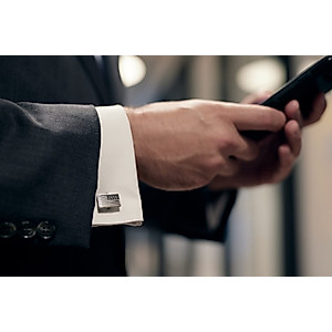 Subdued American Flag Cufflinks - Patriotic Menswear Accessories - Military Gifts for Men - Veteran Owned and Made in USA - Assault Forward