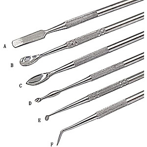 Naajop 12 Pcs Wax Carving Knife Tool kit Pottery Sculpture Modeling DIY Wax Carvers Set Metal Spatula Dental Cleaning Tools Clay Sculpting Tool Sets