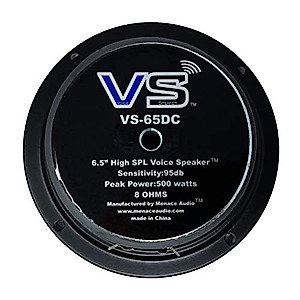 Menace Audio® 6.5" Midrange Speaker with Dust Cap