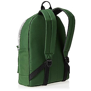 Lacoste Men's Neocroc Backpack with Zipped Logo Straps, Green, One Size