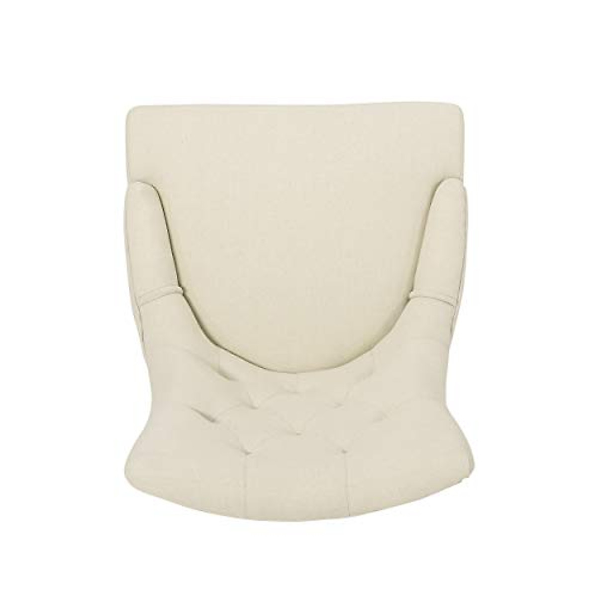 Christopher Knight Home Gwendolyn Contemporary Tufted Fabric Dining Chairs (Set of 4), Beige, Espresso