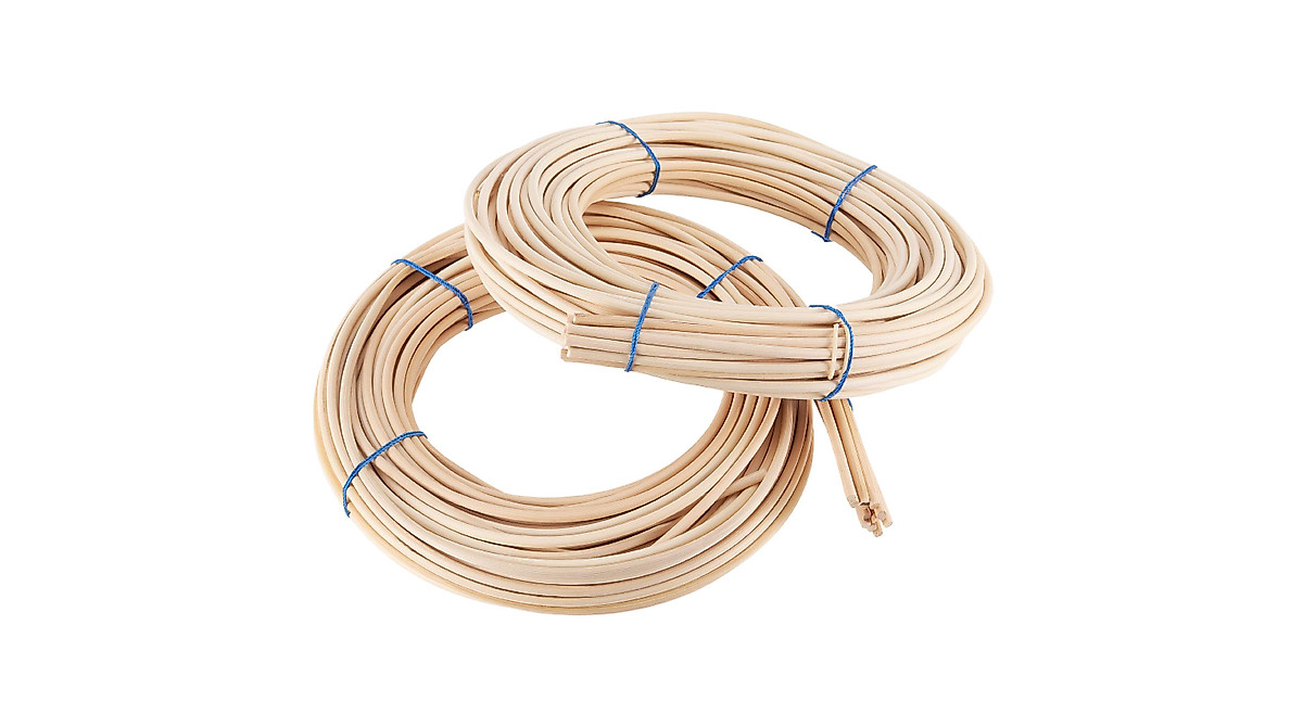 KOHAND 2 Pack Round Reed Spline for Craft and Furniture Repair