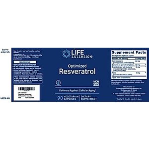 Life Extension Optimized Resveratrol, 90 Vegetarian Capsules