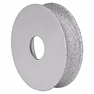 Diamond Grinding Cup Wheel, Wet Dry Diamond Cutting Grinding Disc, 7.3cm Brazed Diamond Concave Abrasive Wheel for Stone Ceramic Glass(1.5)