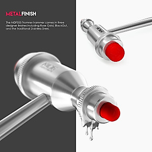 MDF Instruments, Tromner Neurological Reflex Hammer with Pointed tip Handle for cutaneous and Superficial responses - Free-Parts-for-Life & Lifetime Warranty - Red (MDF555-02)