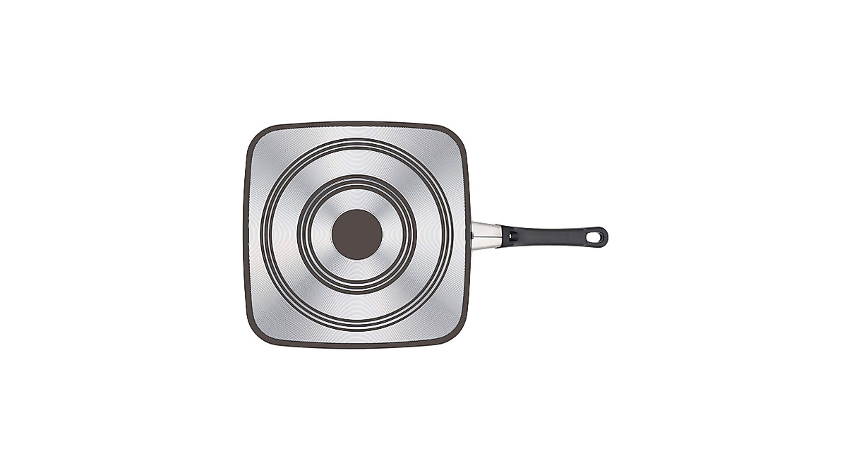 Farberware 12-Inch Nonstick Frying Pan with Glass Lid - Dishwasher Safe