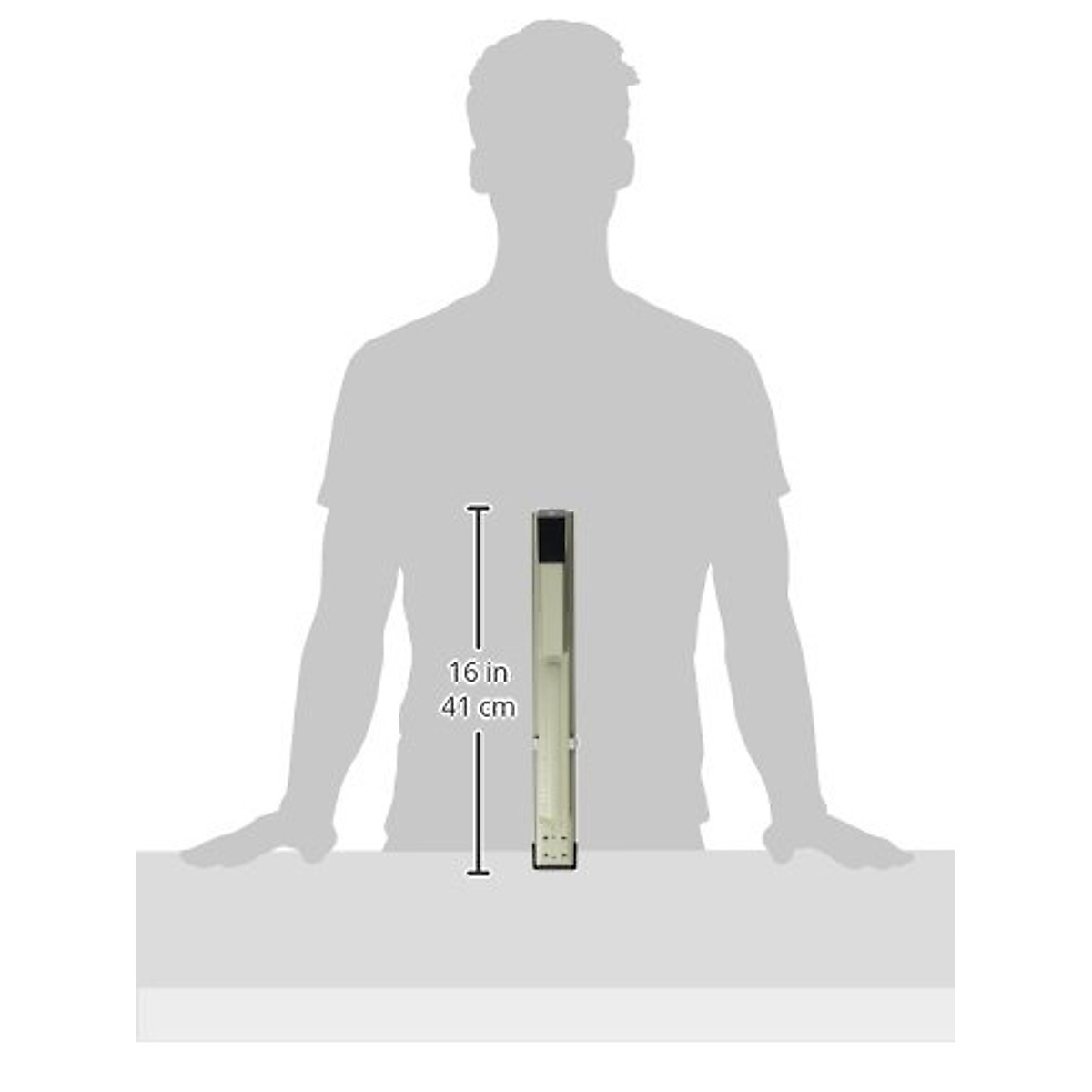 Business Source Long Reach Stapler (62827) Black-Putty