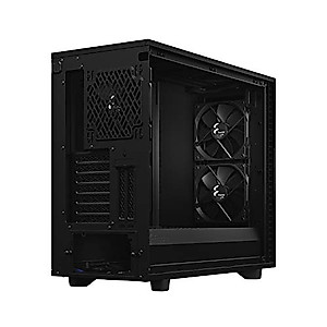 Fractal Design Define 7 Black Brushed Aluminum/Steel E-ATX Silent Modular Dark Tempered Glass Window Mid Tower Computer Case