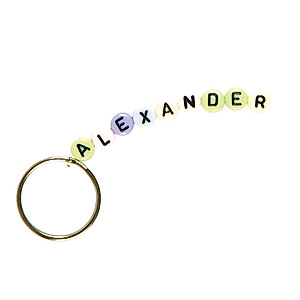 Baker Ross Alphabet Beads, Pony Bead Crafts for Kids Arts and Crafts and Jewelry Making (Pack of 400 Pieces), Assorted, ET151