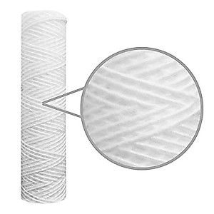String Wound Sediment Water Filter 2.5x10" 20 Micron