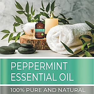 Peppermint Essential Oil - Huge 4 FL OZ - 100% Pure & Natural – Premium Natural Oil with Glass Dropper (Peppermint Oil)