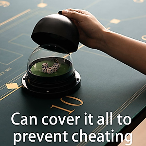 Gikfun Automatic Dice Roller Cup with Dices for Party Table Games EK1981