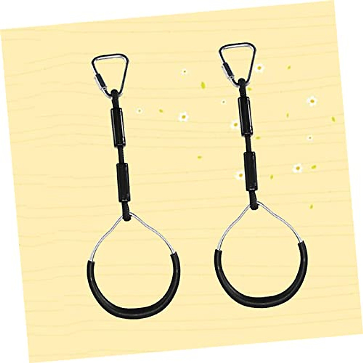 2pcs Swing Outdoor Kids Ring Outdoor Swing for Kids Playground Rings Swing Ring Set Strength Training Ring Kids Workout Ring Gymnastic Ring for Children Climbing Ring The Swing