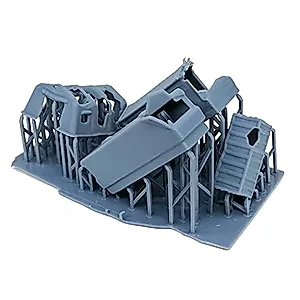 Outland Models Railway Scenery Accessory Broken/Abandoned Shelter Set 1:160 N Scale