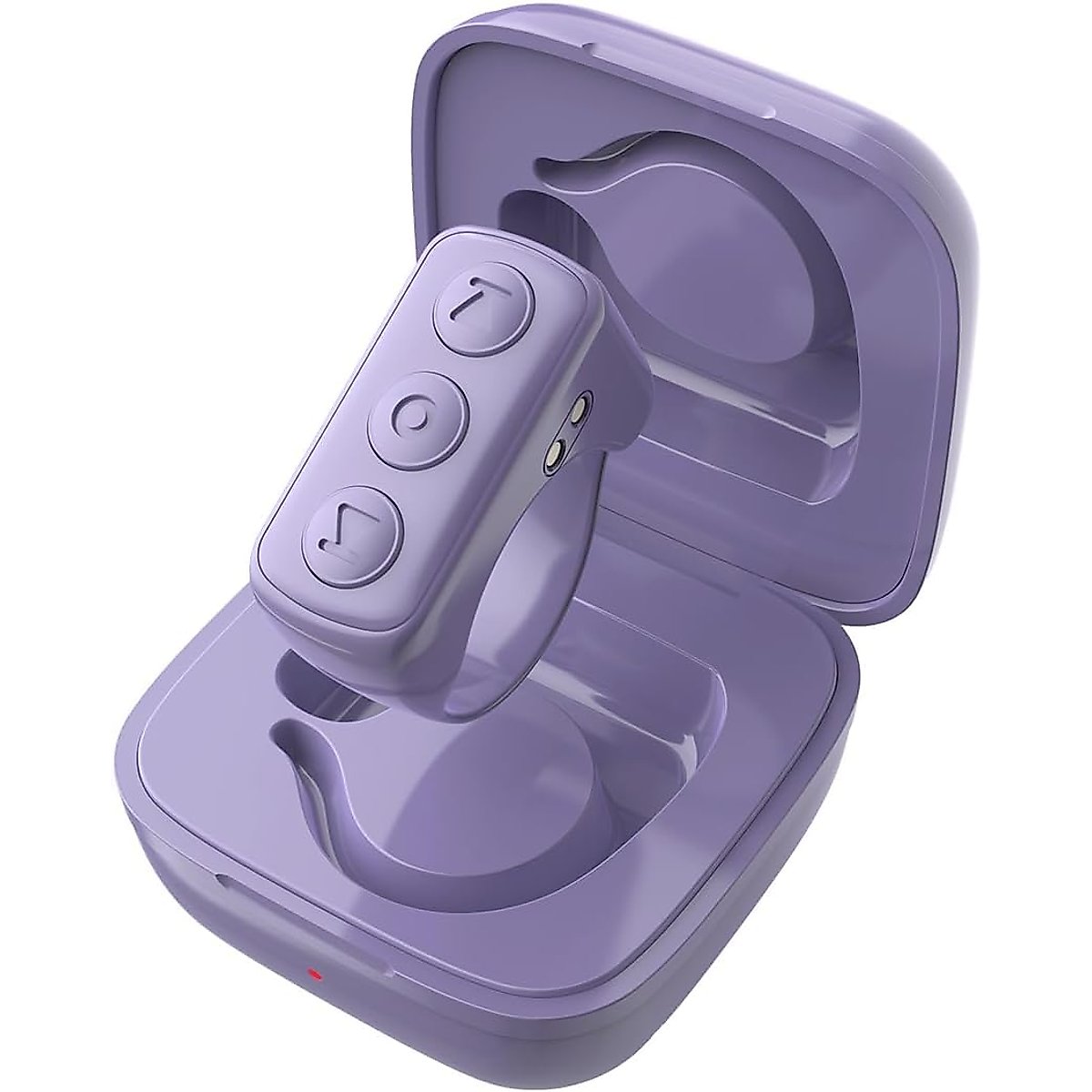 Remote Control for TikTok, Page Turner for Kindle App, Bluetooth Camera Video Recording Remote, Scrolling Ring for TIK Tok, iPhone, iPad, iOS, Android - Purple