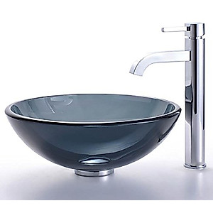 KRAUS Ramus™ Single Handle Vessel Sink Bathroom Faucet in Satin Nickel, KVS-1007SN