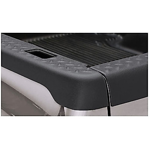 Bushwacker Ultimate BedRail Caps - DiamondBack w/ Stake Holes | 2-Piece Set, Black, Smooth Finish | 49506 | Fits 1988-1999 Chevrolet/GMC C/K 1500; 1998-2000 Chevrolet C/K 2500 w/ 8' Bed