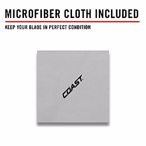 COAST Founder's Collection LX520 ORIGIN, TANTO Blade, Gentleman's EDC Folding Pocketknife, Flip Tab, Frame Lock, Pocket Clip, Stainless-Steel, Black Blade & Handle