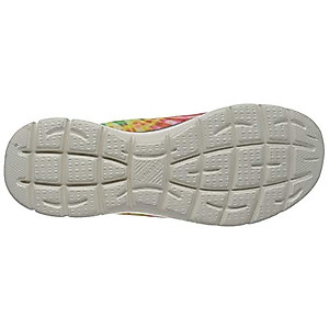 Skechers Women's Summits-Looking Groovy Sneaker, Black/Multi, 7.5 M US