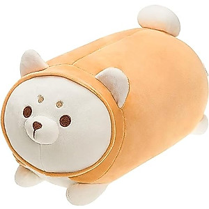 RoseAuroma 13.5" Shiba Inu Dog Plush Corgi Plush Doll Stuffed Animal Toy Kawaii Dog Soft Pillow