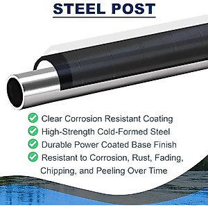 Rush Creek Creations, Fishing Rod Holder for 12-Rods, Fishing Pole Holder for Garage, for Fishing Gear, Pole, Rod, Tackle Box, Holistic Fishing Rod Storage, 12 Freshwater Rod Clips, Big Wheels, Black