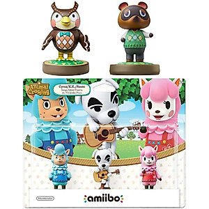 Animal Crossing Series 3-Pack Amiibo (Animal Crossing Series) - Tom Nook - Blathers Amiibo Bundle for Nintendo Switch - 3DS - Wii U (Bulk Packaging)